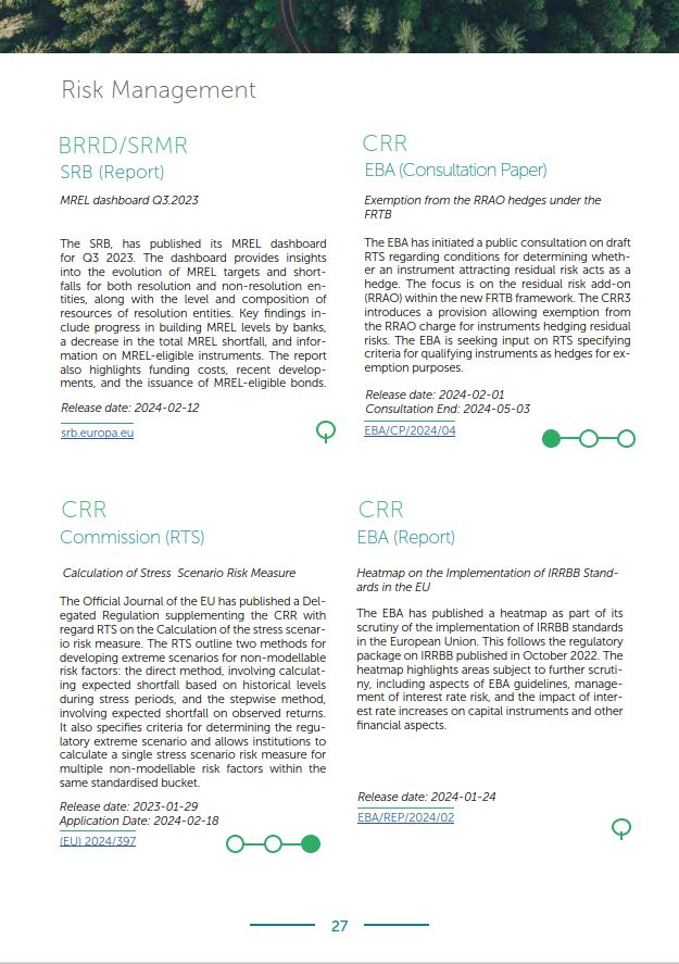 Finalyse: Regulatory brief