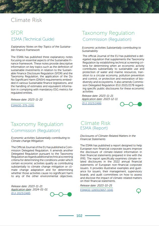 Finalyse: Regulatory brief